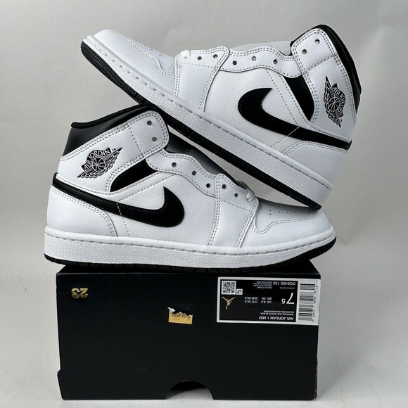 Nike | Shoes | Nike Shoes Air Jordan Mid Retro Reverse Pandawhite Black ...